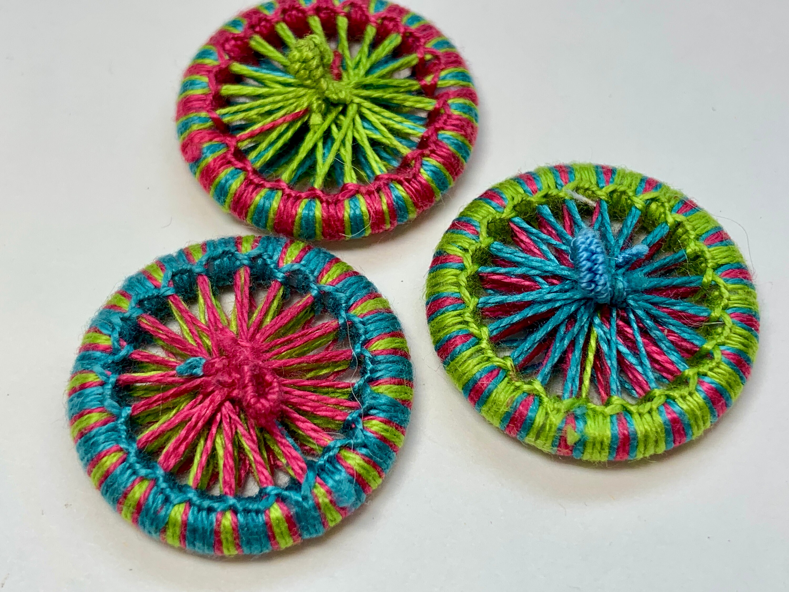 Carnival 1-1/8 Inch Buttons Set of 3 - Etsy