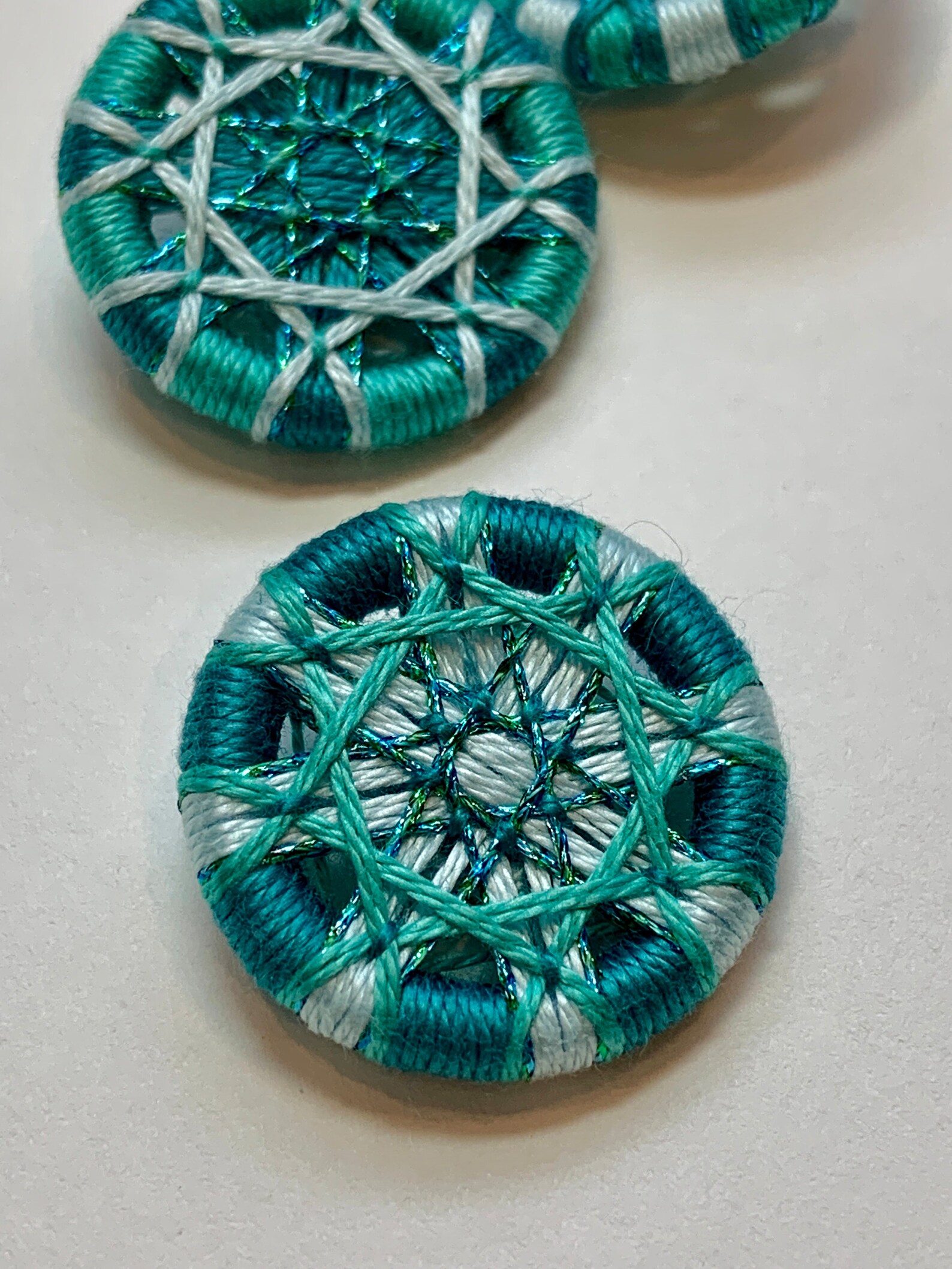 Mermaid 1-1/8 Inch Buttons - Set of 3 - Etsy