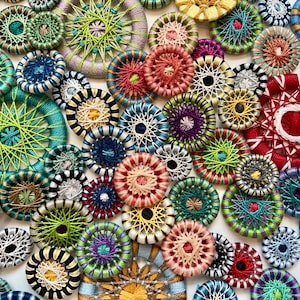 Columbia One Inch Buttons -- Set of 6 - Etsy