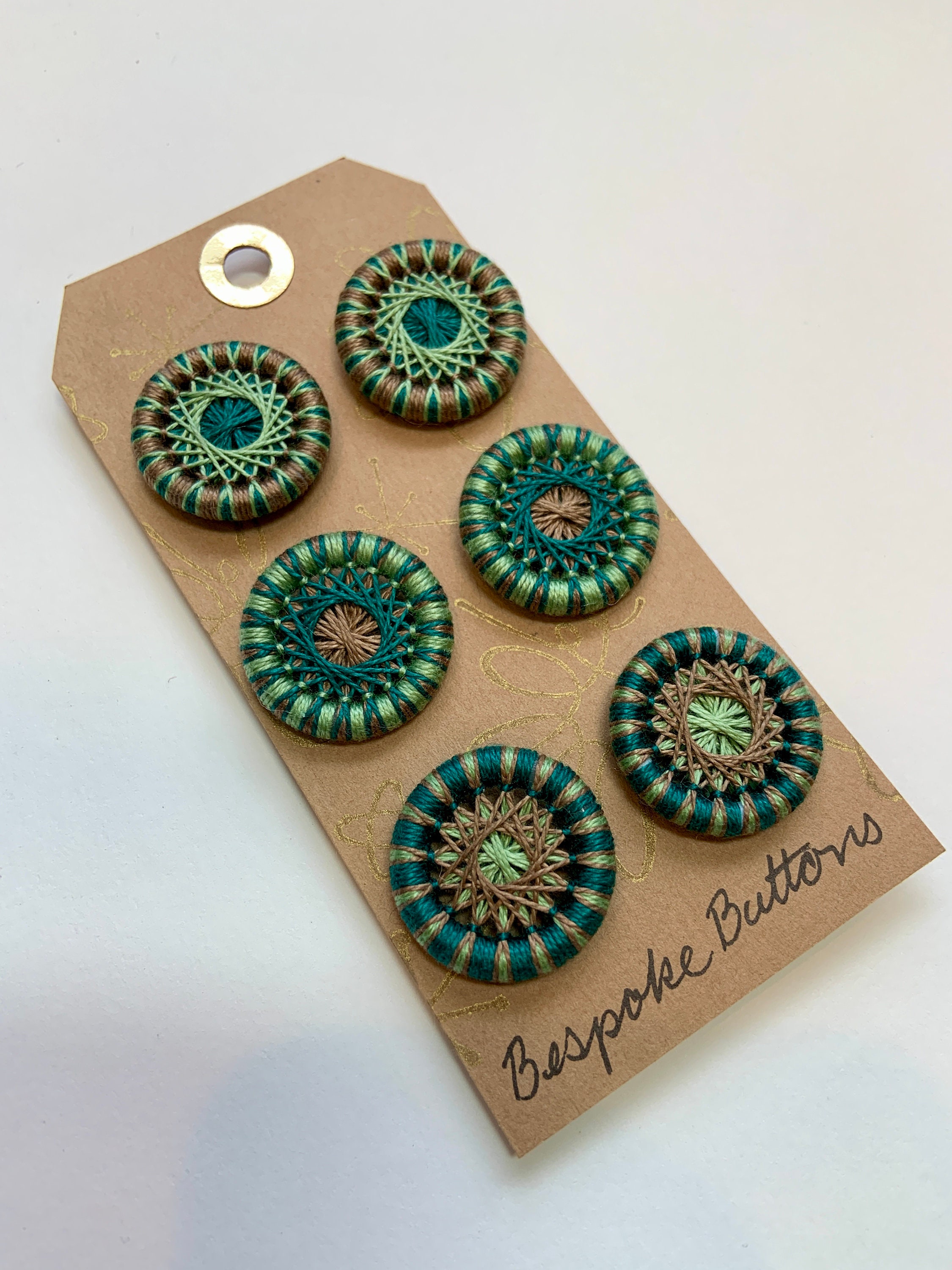 Brussels One Inch Buttons -- Set of 6 - Etsy