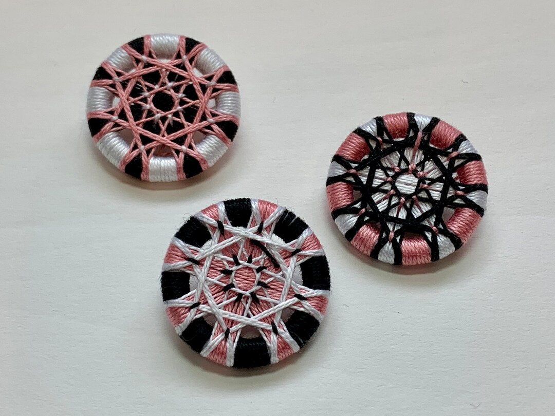 Ooh La La 1-1/8 Inch Buttons - Set of 3 - Etsy