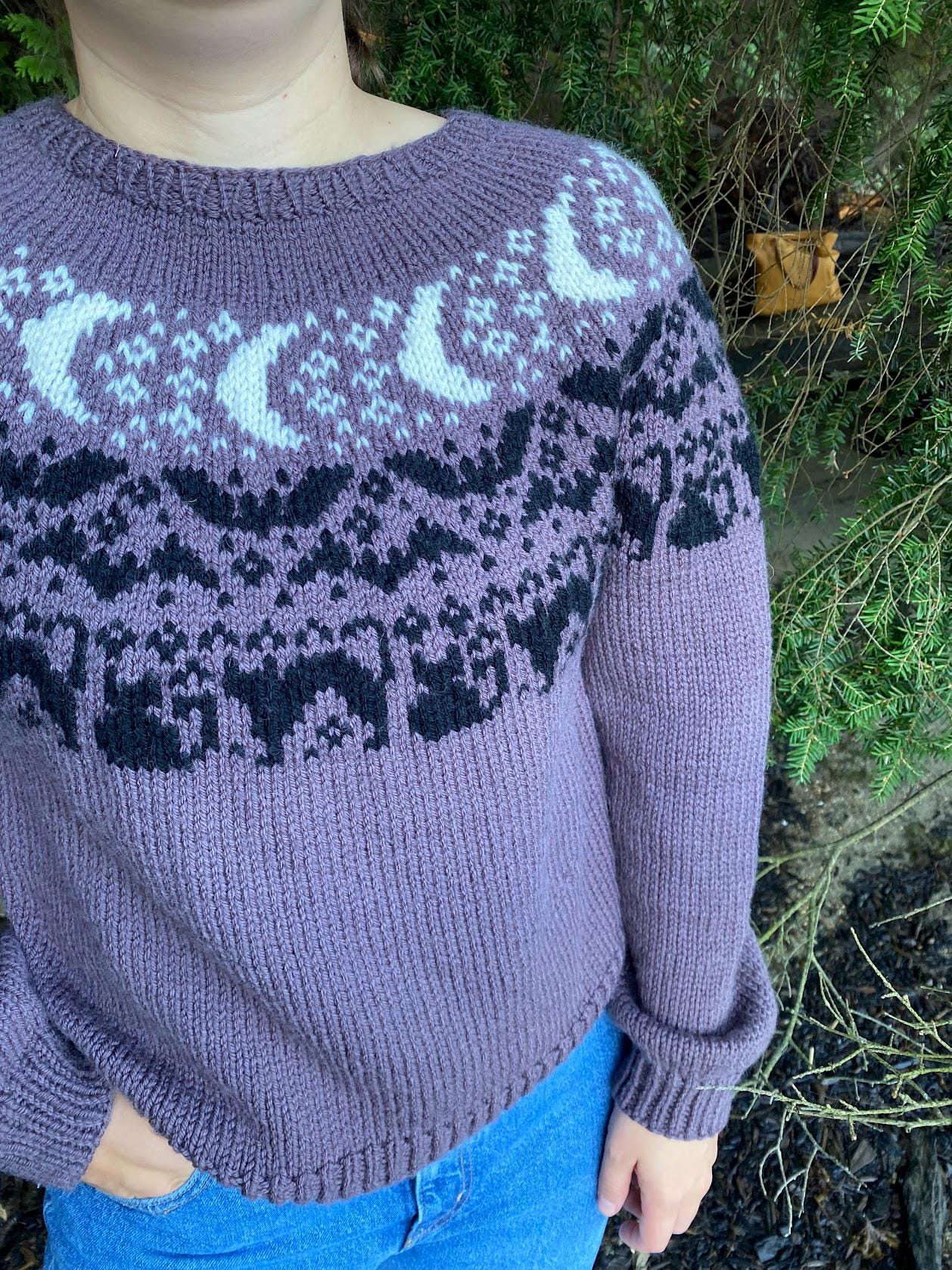 Salem Witch Sweater Knitting Pattern - Etsy