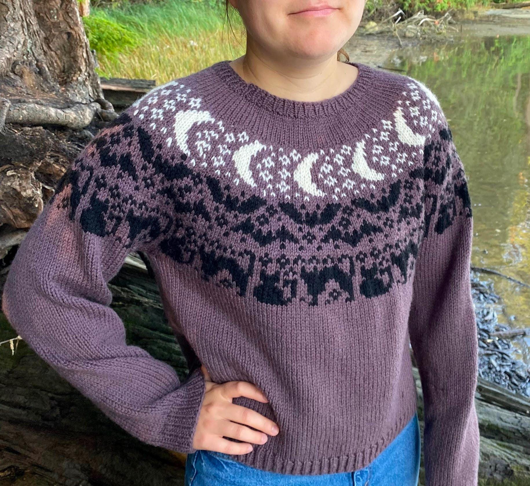 Salem Witch Sweater Knitting Pattern - Etsy