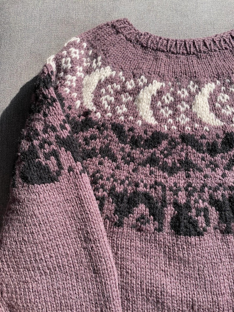 Salem Witch Sweater Knitting Pattern - Etsy