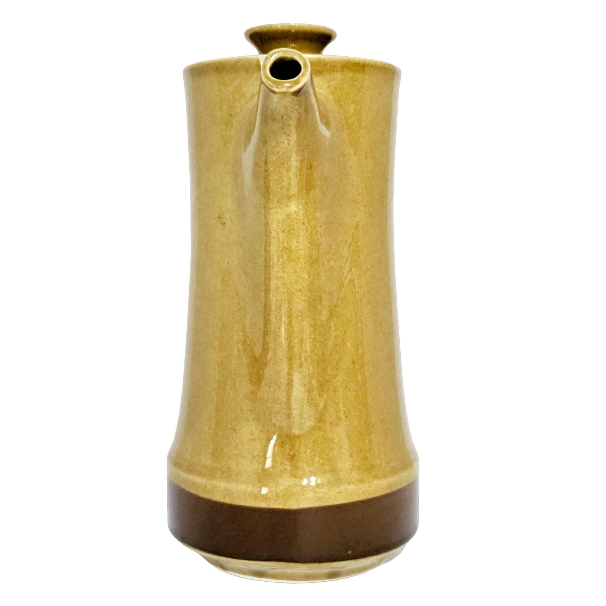 Vintage Ekco Eterna Canoe Pattern Stoneware Coffee Pot Mid Century ...