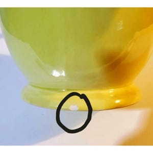 Red Wing Pottery Chartreuse Lotus Stretch Spout 13" MCM Beverage ...