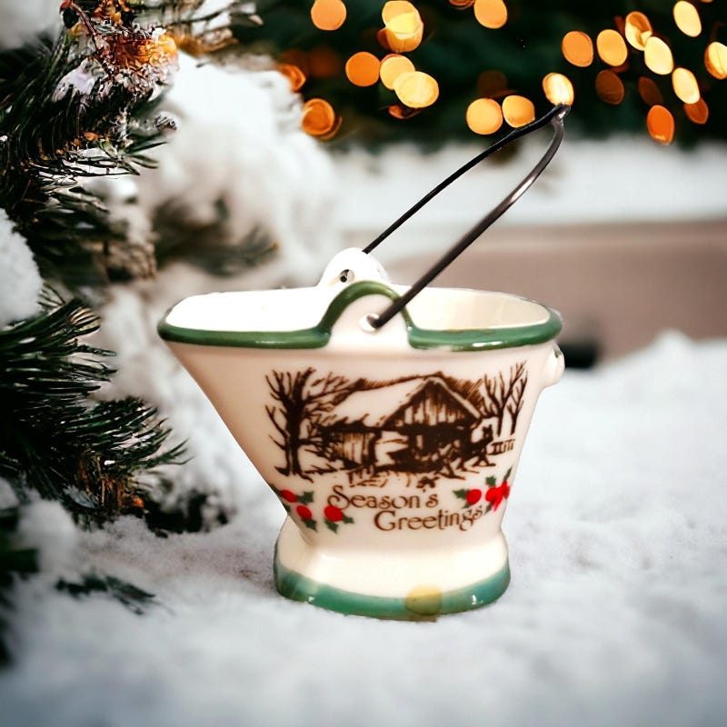 Christmas Coal Scuttle - Etsy