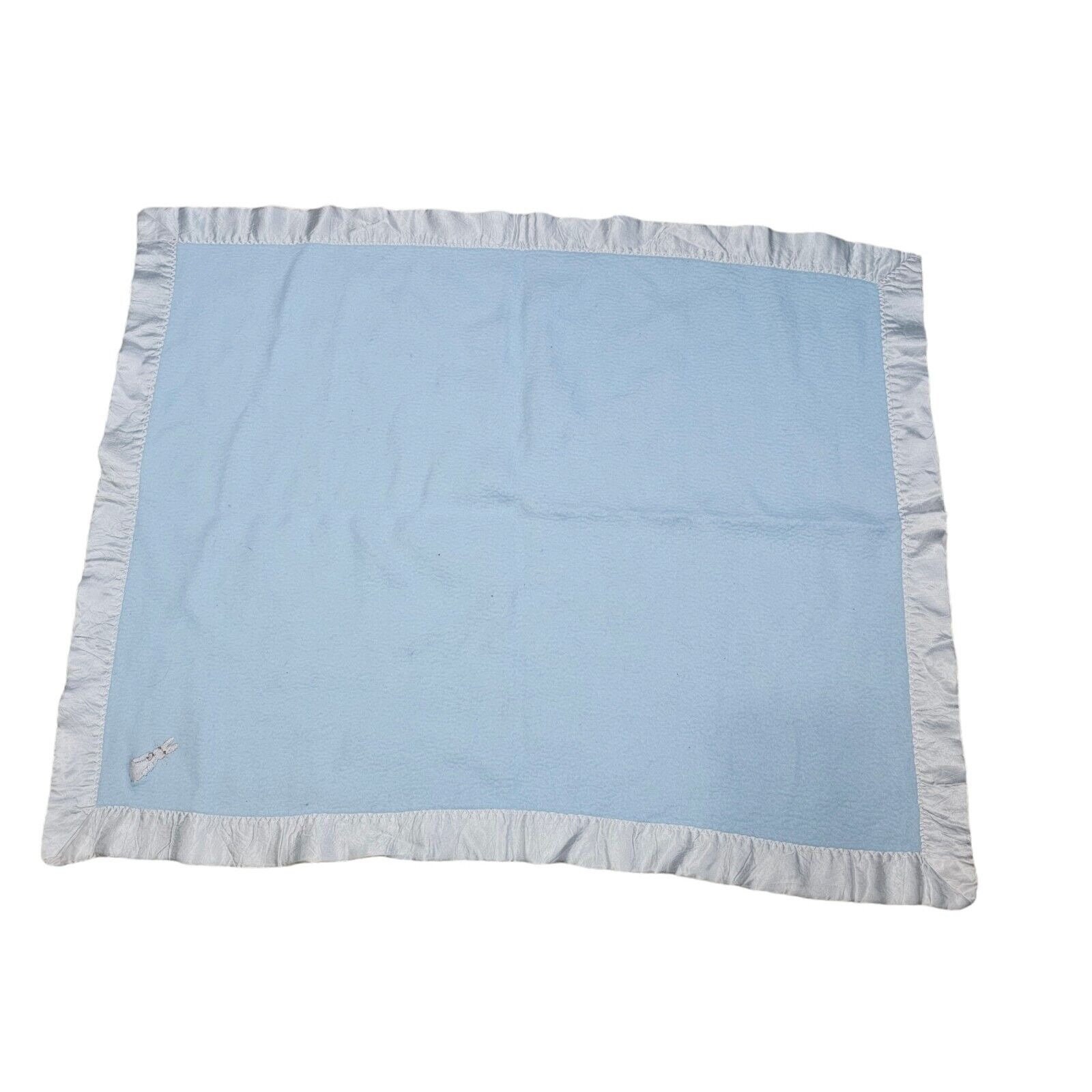 Vintage Beatrix Potter Peter Rabbit Baby Blanket Satin Binding Lovey ...