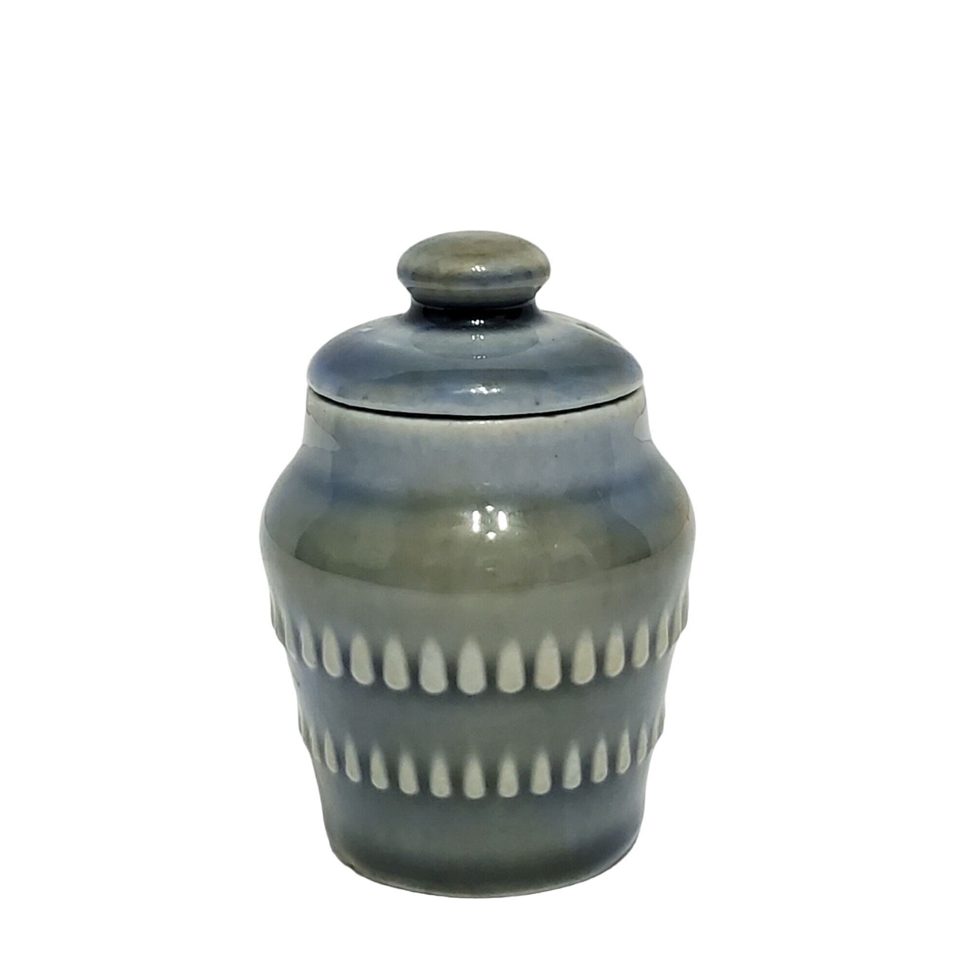 Vintage Wade Irish Porcelain Individual Honey Jam Mustard Pot Raindrops ...