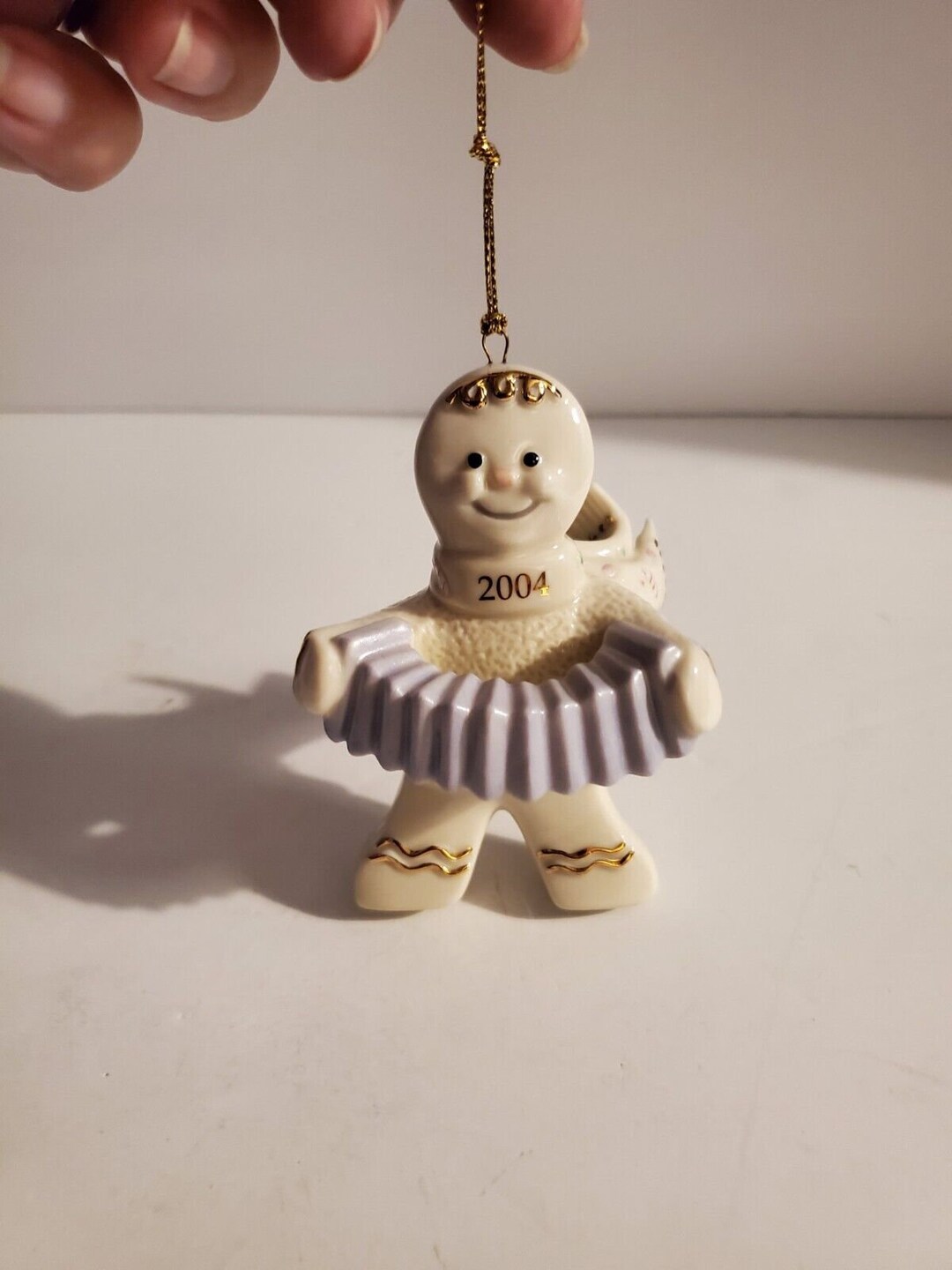 Lenox Annual 2004 Gingerbread Man With Accordion Christmas Ornament - Etsy
