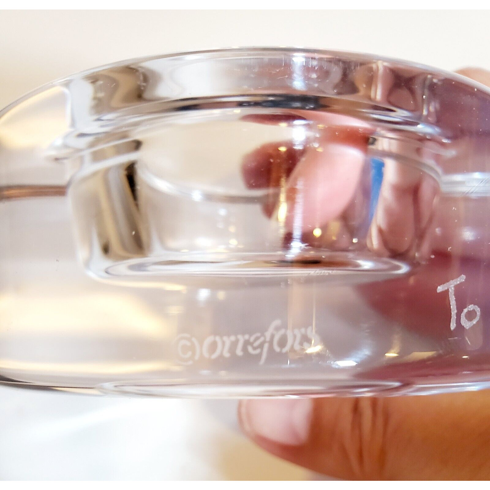 Orrefors Crystal Puck Votive Tea Light Candle Holder Lena - Etsy