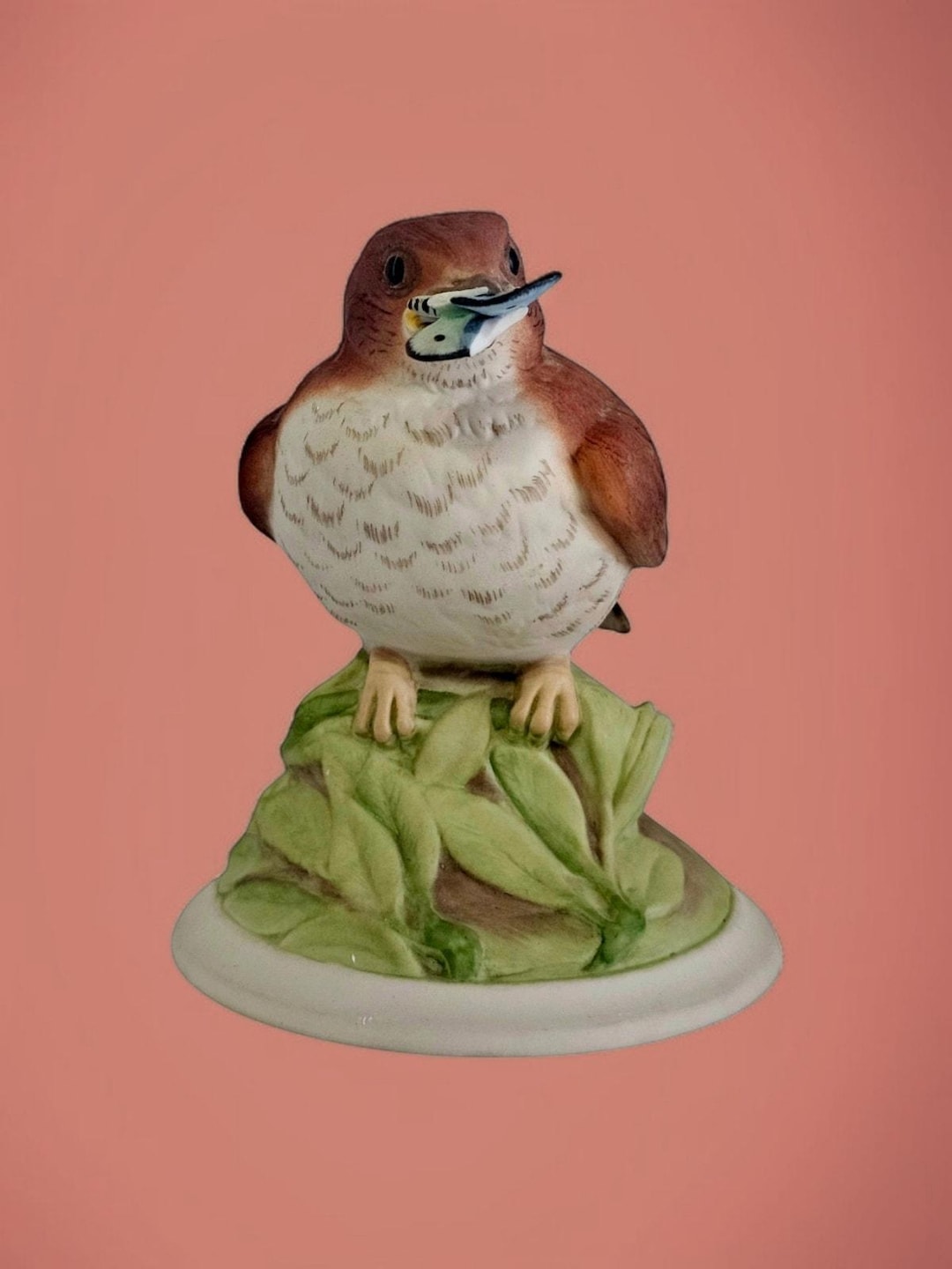 Vintage Boehm Baby Wood Thrush #444H Fine Porcelain Figurine Made in ...