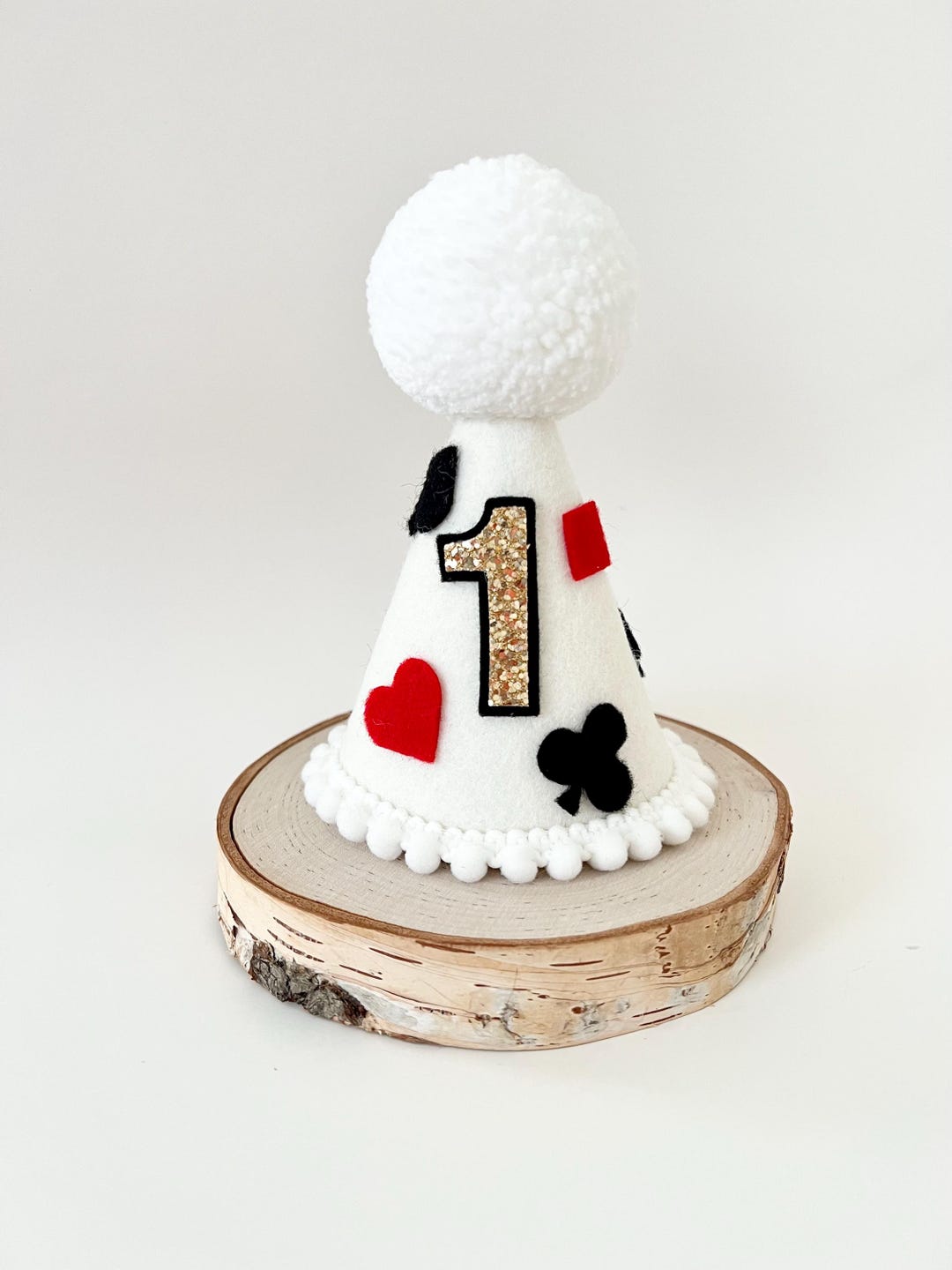 Playing Cards Theme Hat, Party Hat, Deck of Cards Hat, 1st Birthday ...