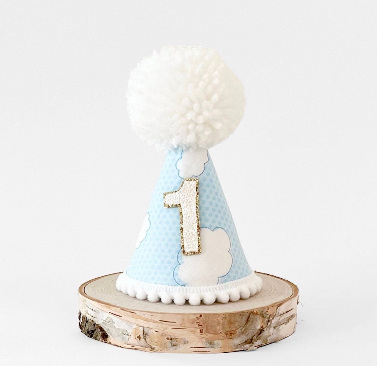 Sky/cloud Blue Birthday Party Hat Sky Theme Party Hat Sky - Etsy