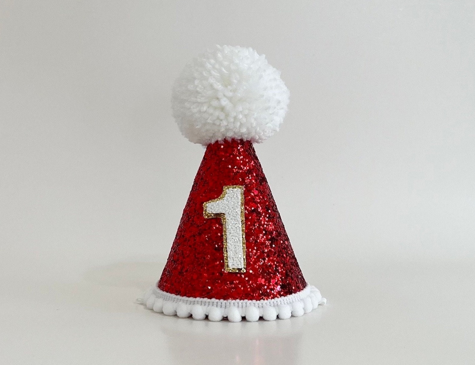 Christmas 1st Birthday Party Hat, Red Party Hat, My 1st Christmas ...