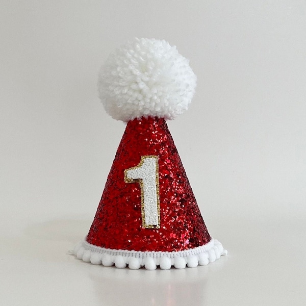 Christmas 1st Birthday Party Hat - Etsy