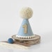Blue/beige Felt Birthday Party Hat Boy Blue Party Hat 1st - Etsy