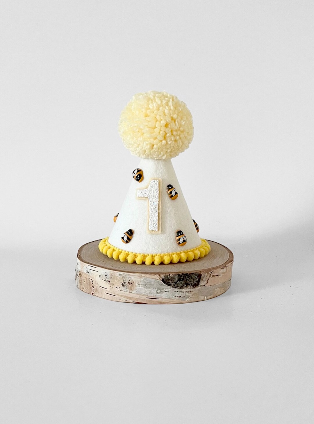 Bee Birthday Party Hat, Bee Theme Hat, Bee Birthday Theme, 1st Bee Day ...