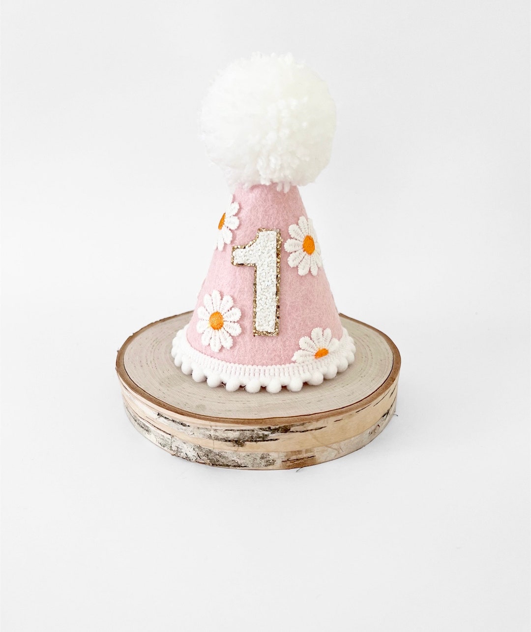 Daisy 1st Birthday Party Hat || Daisy Party Hat || Pink Party Hat ...
