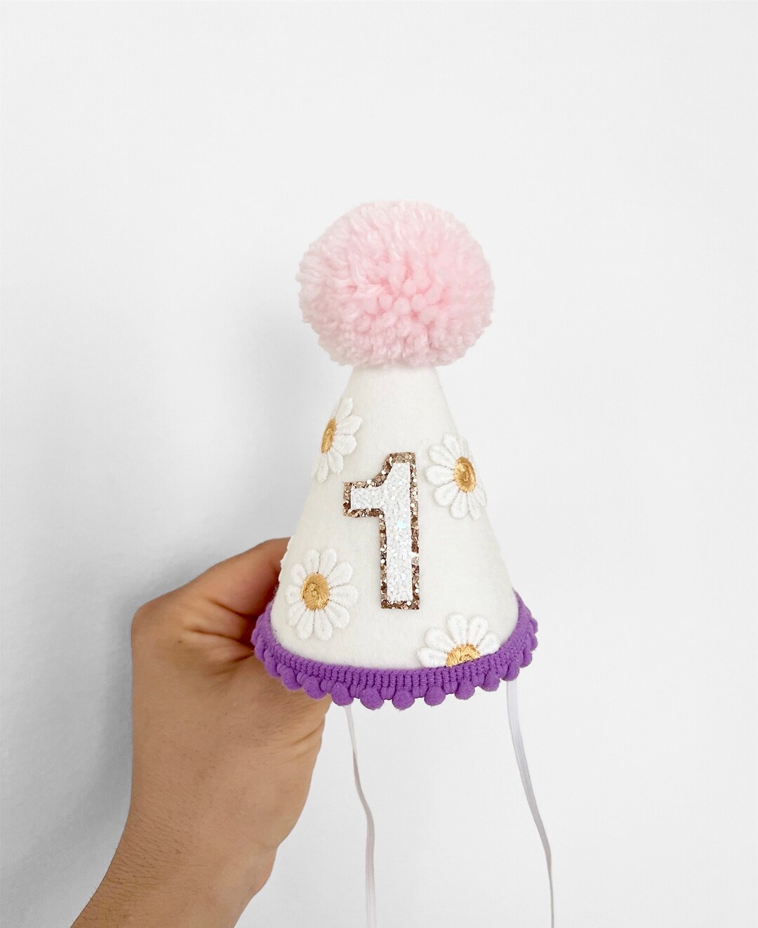 Daisy Party Hat, Daisy Them Hat, 1st Birthday Party Hat, Cake Smash Hat ...