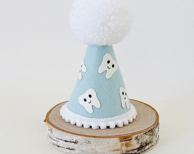 Boy 1st Tooth Blue Party Hat, 1st Tooth Party Hat, My 1st Tooth, Tooth ...