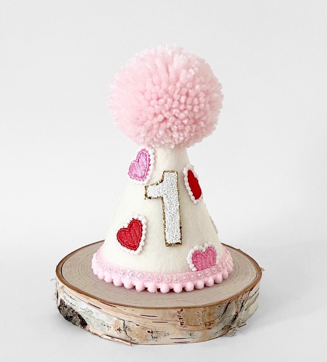 Valentine 1st Birthday Party Hat, My 1st Valentine, Valentine Cake ...