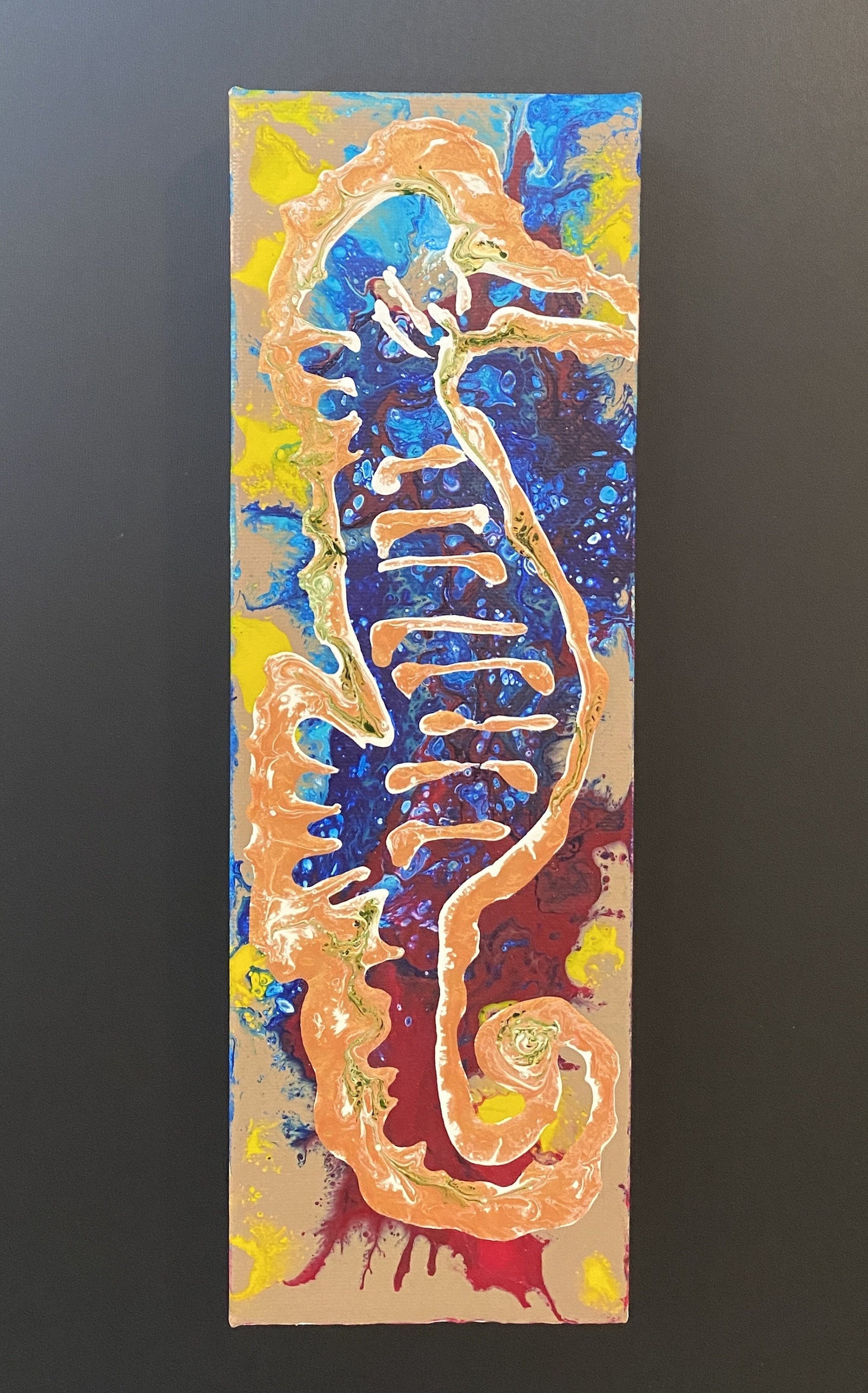 Abstract Seahorse Painting