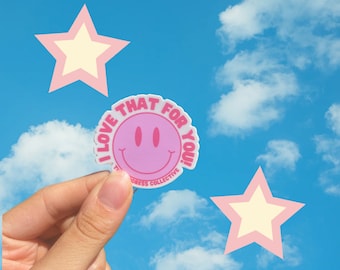 Hey I Love You Sticker, Waterproof Sticker, Funny Stickers, Laptop ...