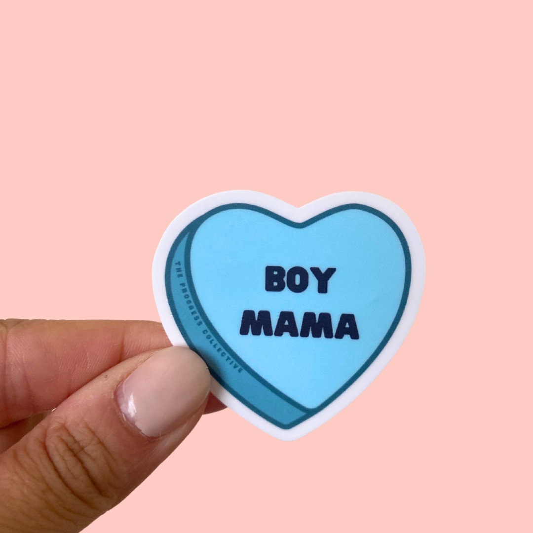 Boy Mama Sticker - Etsy