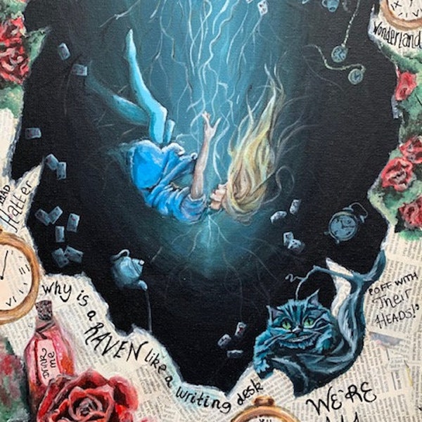 Falling Down the Rabbit Hole - Etsy