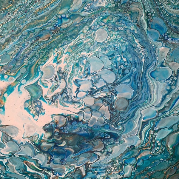 Fluid Art Paintings - Etsy Canada