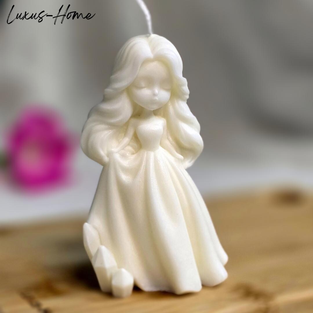 Princess Candle Girl Candle Soy Wax Candle Decoration Birthday Gift for ...