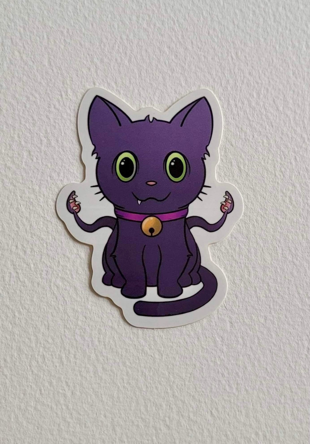 Displacer Beast Kitten Sticker, Tentacle Cat, Monster Cat, D&D Art, - Etsy