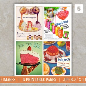 Vintage Confectionery Sweets Ad Collection, Antique Ephemera Printable ...