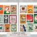 Japanese Tea Labels Collage Sheet | Vintage Asian Graphic Japanese ...