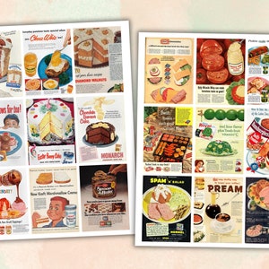 Retro Food Advertising 1950s Magazine Pages | Vintage Kitchen Pantry ...
