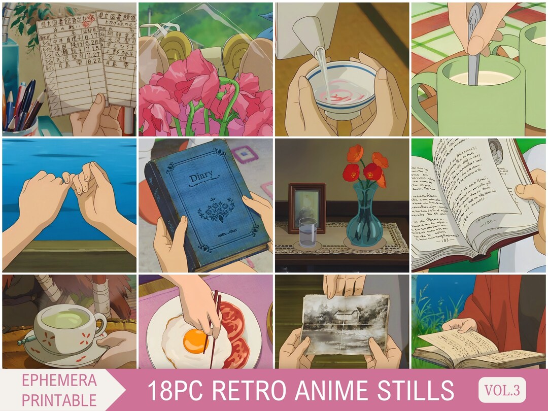 Japanese Retro Anime Stills Vol.3 1990s Vintage Manga Comics Aesthetic ...