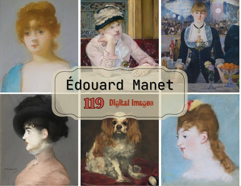 Édouard Manet French Artist Paintings Digital Images Jpgs | Scrapbook ...
