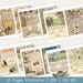 25 Pages French Music Sheet Printable | Retro Ephemera Embellishment ...