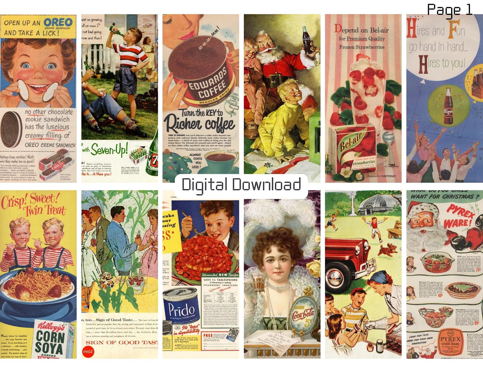 Retro Pantry Snack Advertisement Magazine Pages | Vintage Retro ...