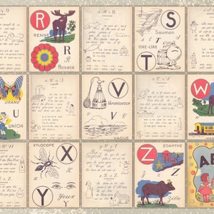 Vintage Childrens' Alphabet Book PDF | Antique Nursery Storybook ...