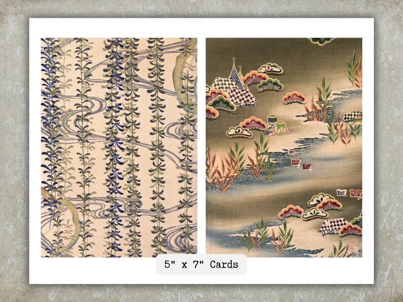 Traditional Japanese Textile Fabric Pattern Design Embellishment ...
