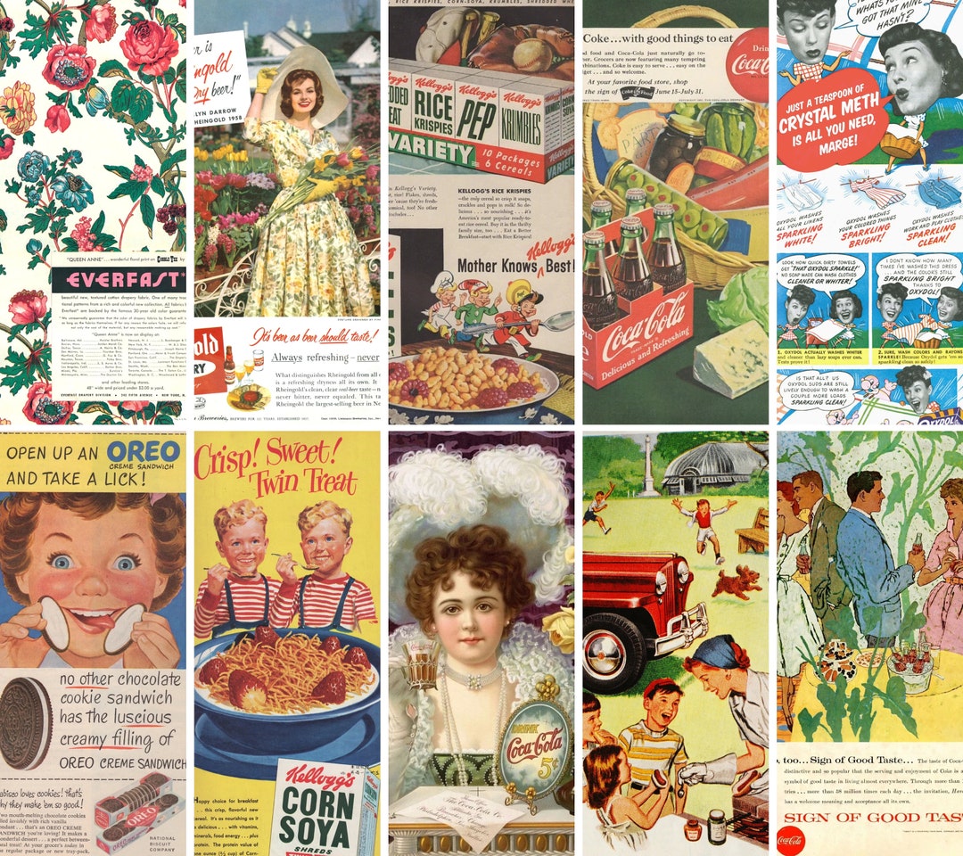 Retro Pantry Snack Advertisement Magazine Pages | Vintage Retro ...