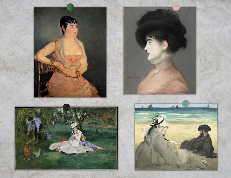 Édouard Manet French Artist Paintings Digital Images Jpgs | Scrapbook ...
