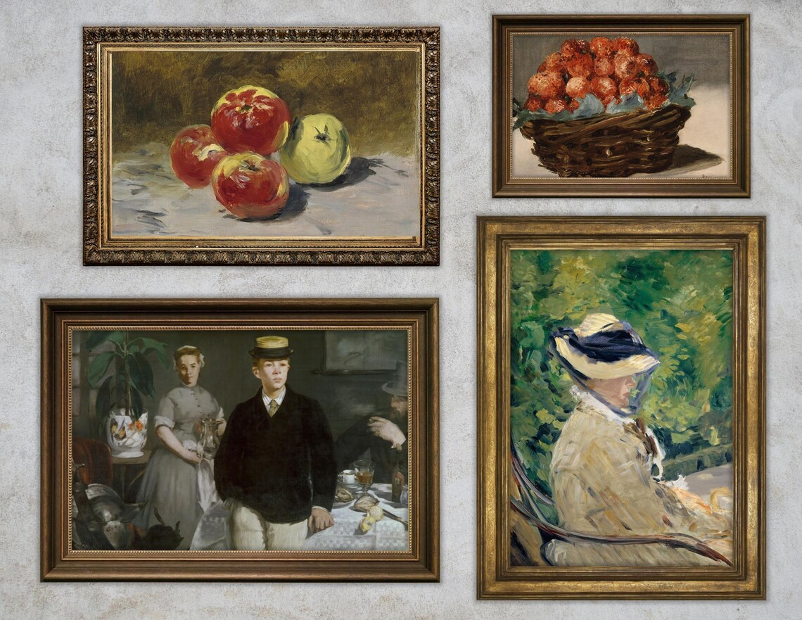 Édouard Manet | Artist Art Bundle Digital Collection Jpgs | Scrapbook ...