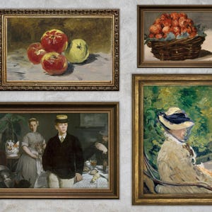Édouard Manet French Artist Paintings Digital Images Jpgs | Scrapbook ...