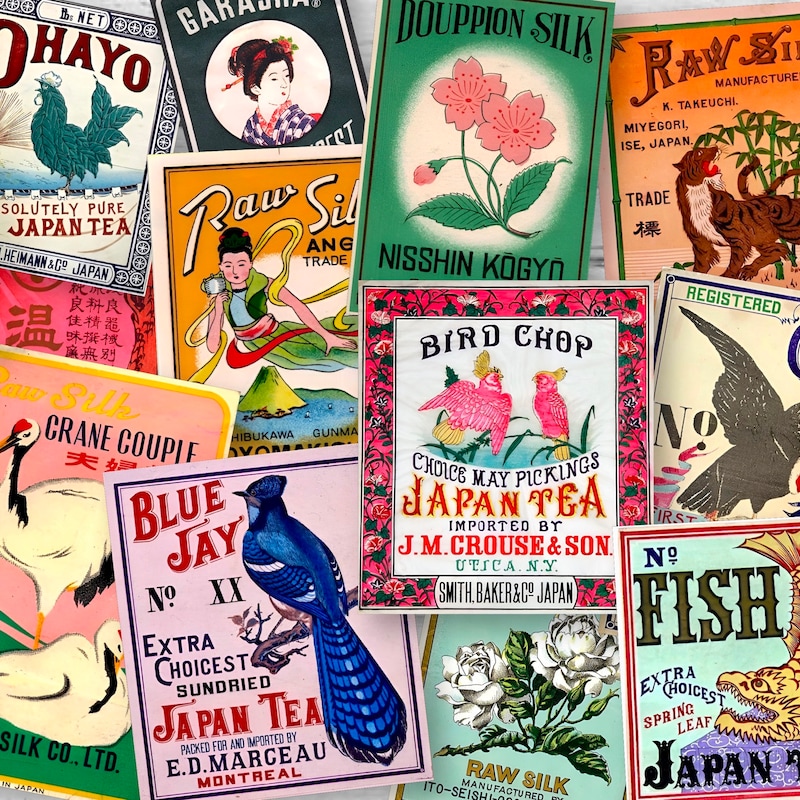 Retro Asian Stickers - Etsy UK