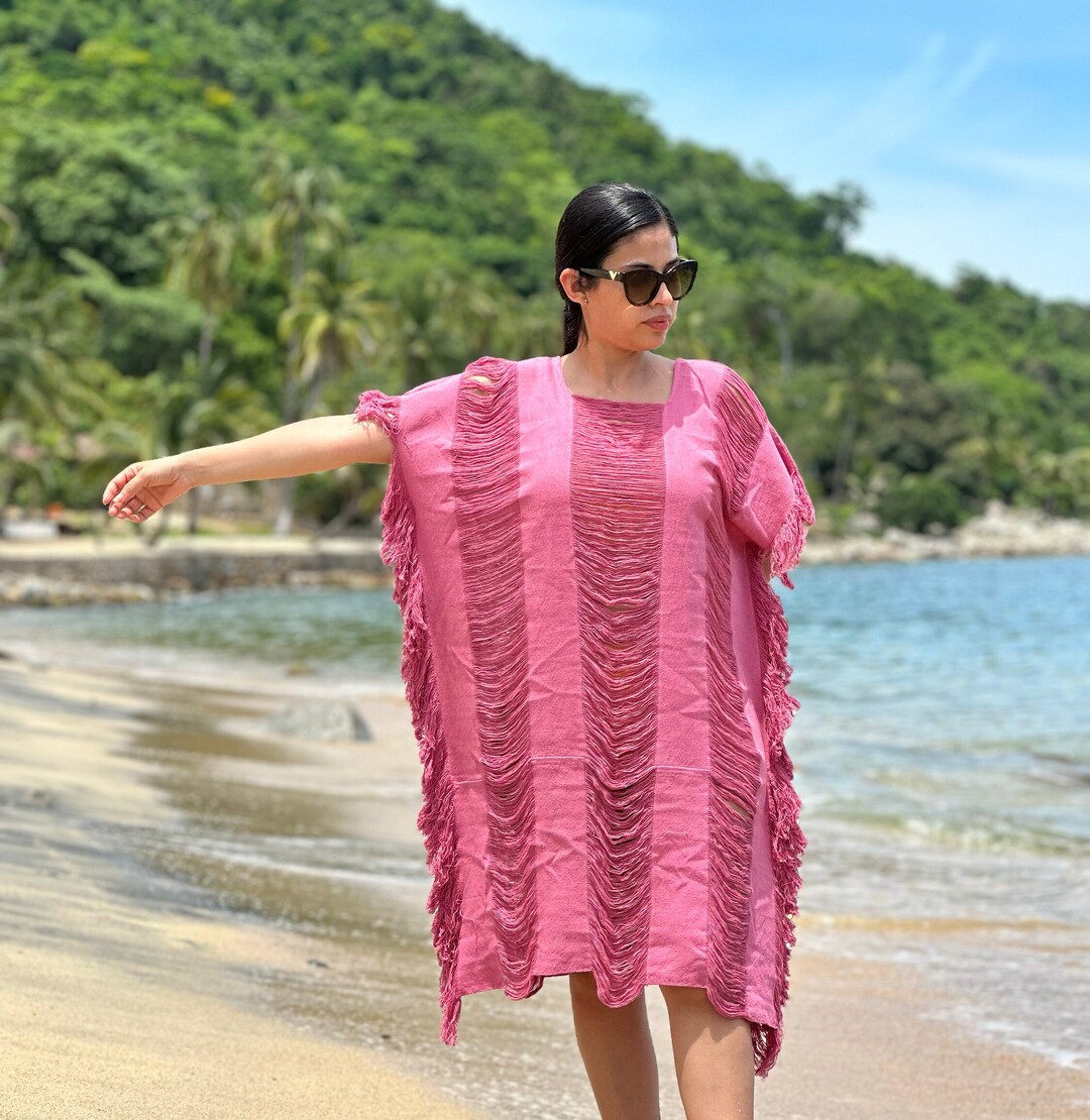 Beachwear Cover up , Tulum Dress , Boho Chic, Organic Clothing ...