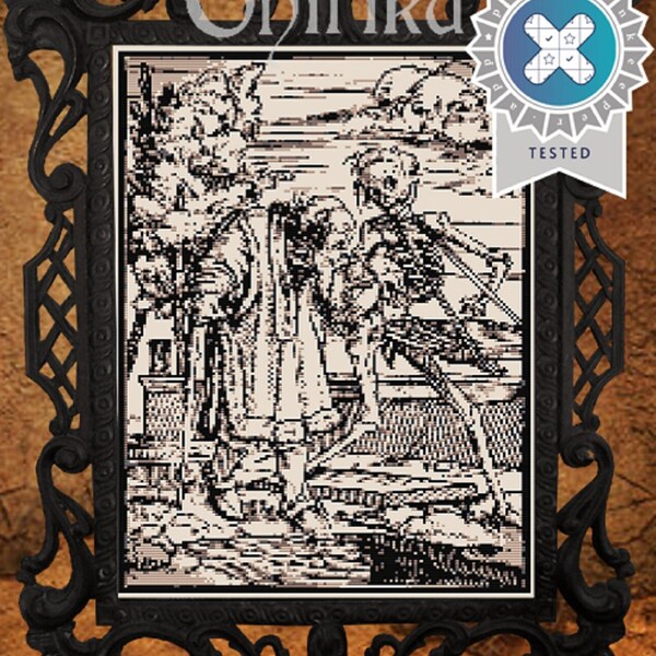 Cross Stitch Old Man - Etsy