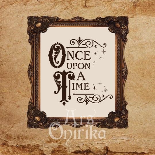 Once Upon a Time Cross Stitch Pattern (PDF) – Vintage Fairytale ...